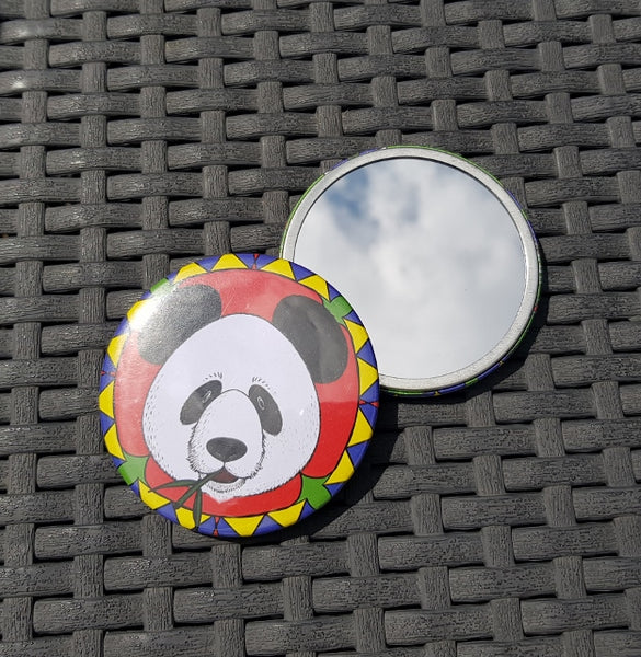 Panda Pocket Mirror – Super Dread Shop